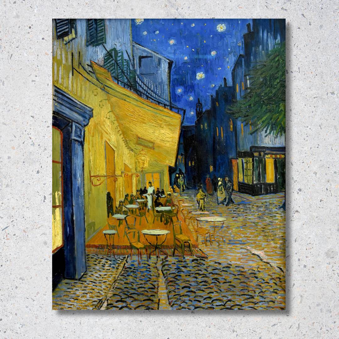 Vincent van Gogh – Terasa kaviarne v noci | Umelecké obrazy